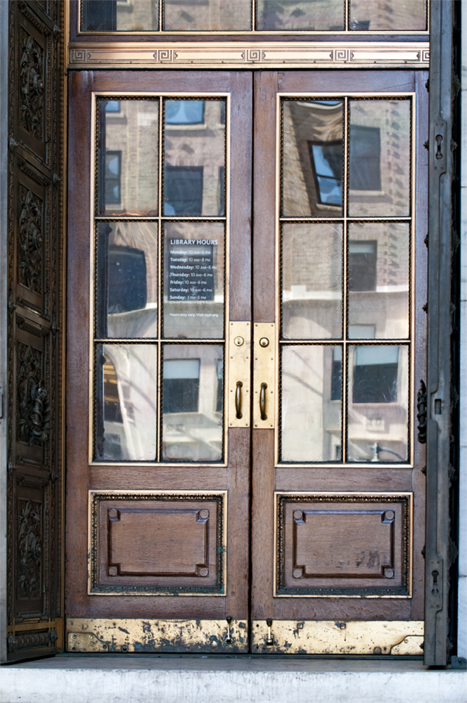 New York Public Library Doors | Ed Lehming Photography