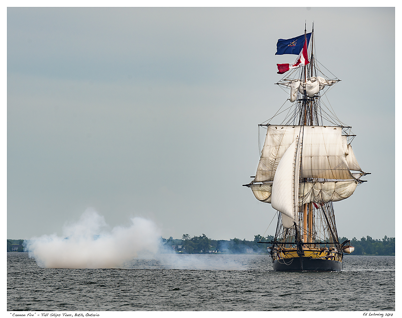 “Cannon Fire” – Tall Ships Tour, Bath, Ontario | Ed Lehming Photography