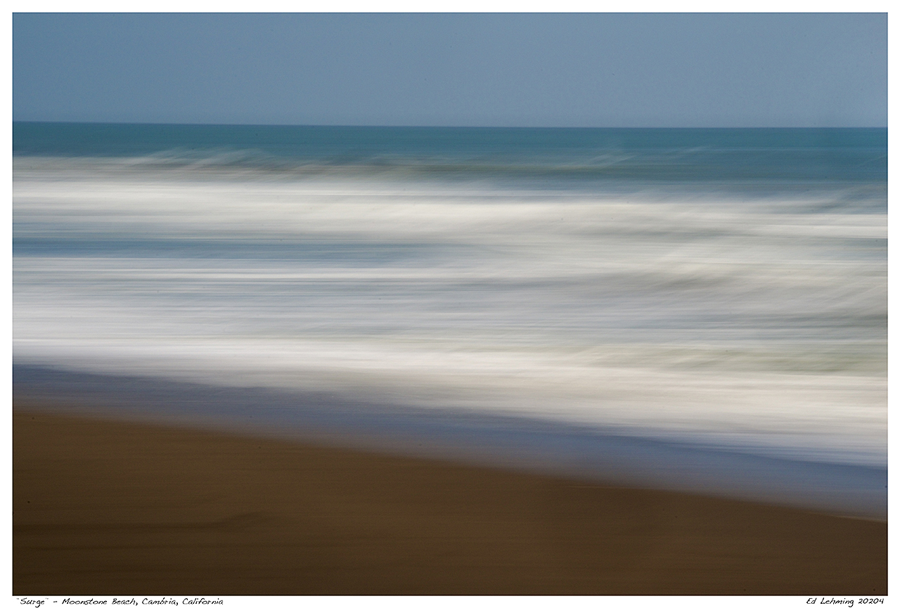“Surge” – Moonstone Beach, Cambria, California | Ed Lehming Photography