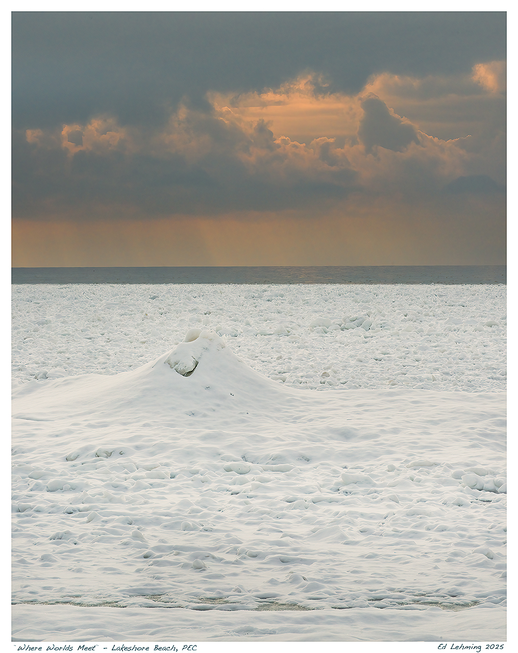 “Where Worlds Meet” – Lakeshore Beach, PEC | Ed Lehming Photography
